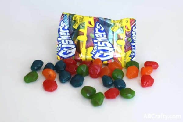 Gushers Candy - Easy 2 ingredient recipe - AB Crafty