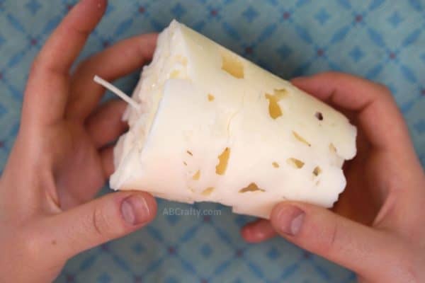 Ice Candles - How to Make Candles with Ice - AB Crafty