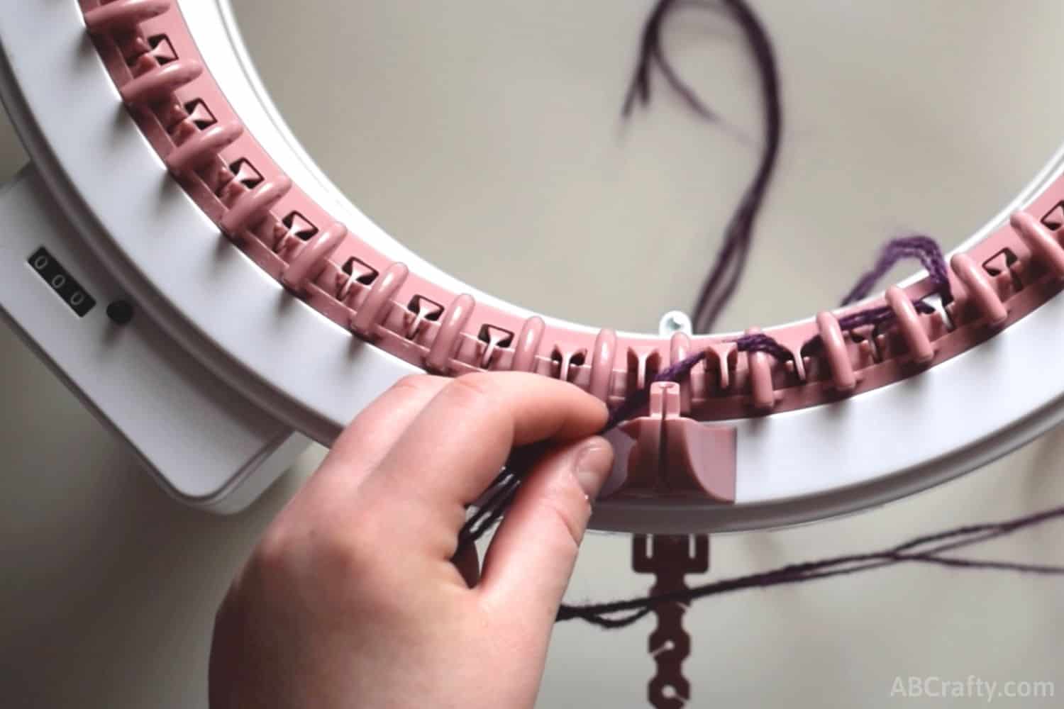 Sentro Knitting Machine Reversible Hat - Easy Instructions - AB Crafty