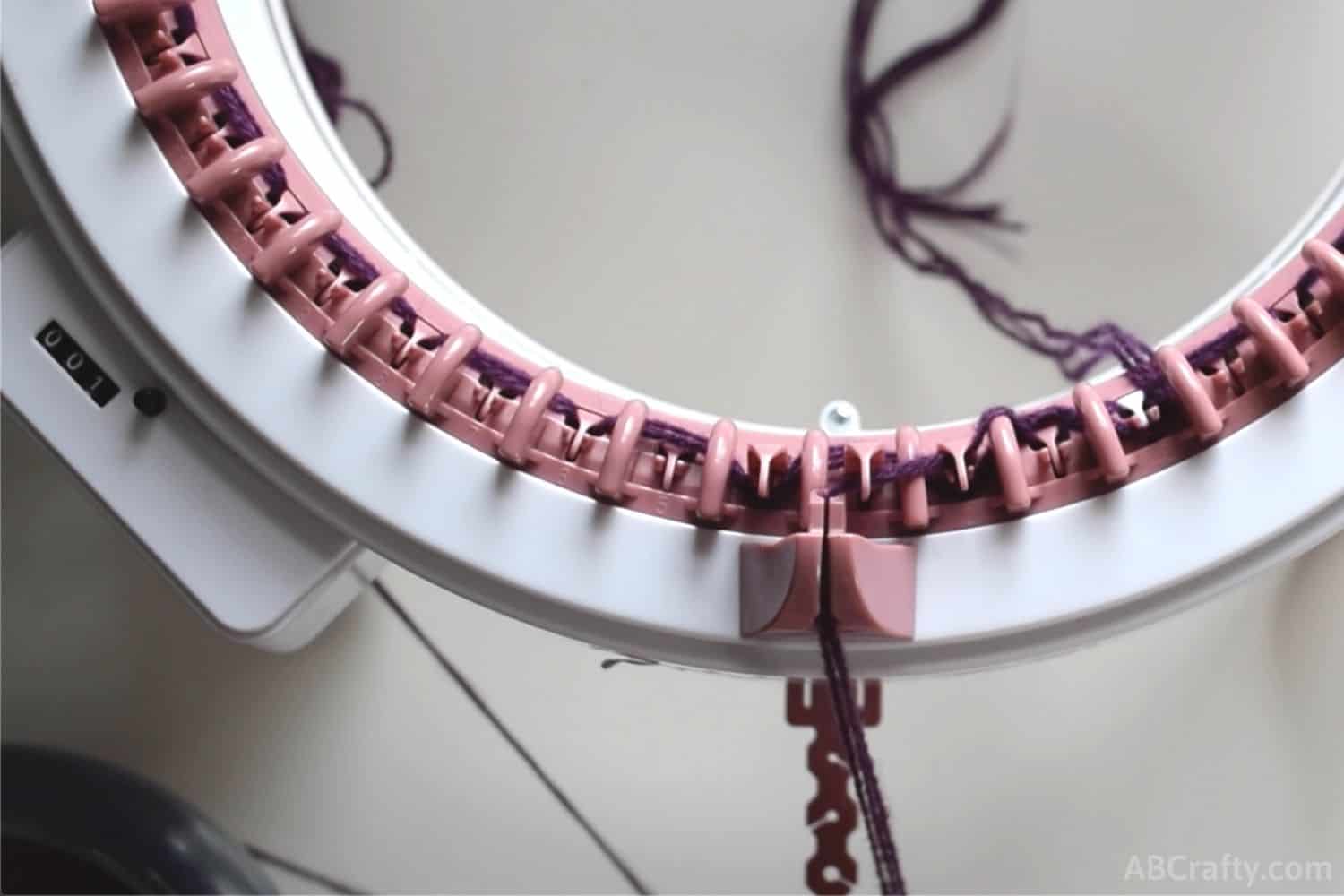 Sentro Knitting Machine Reversible Hat - Easy Instructions - AB Crafty