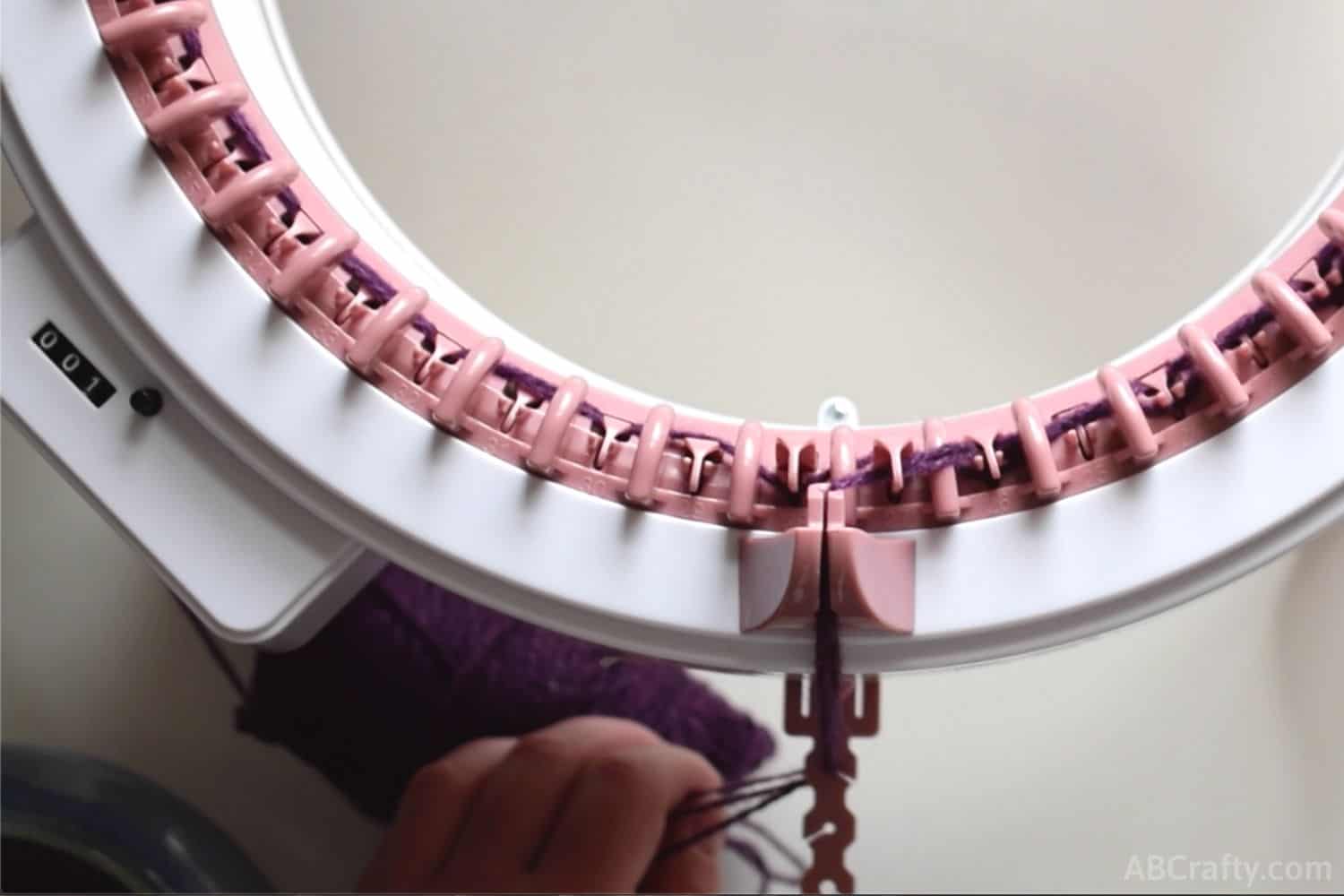 Sentro Knitting Machine Reversible Hat - Easy Instructions - AB Crafty