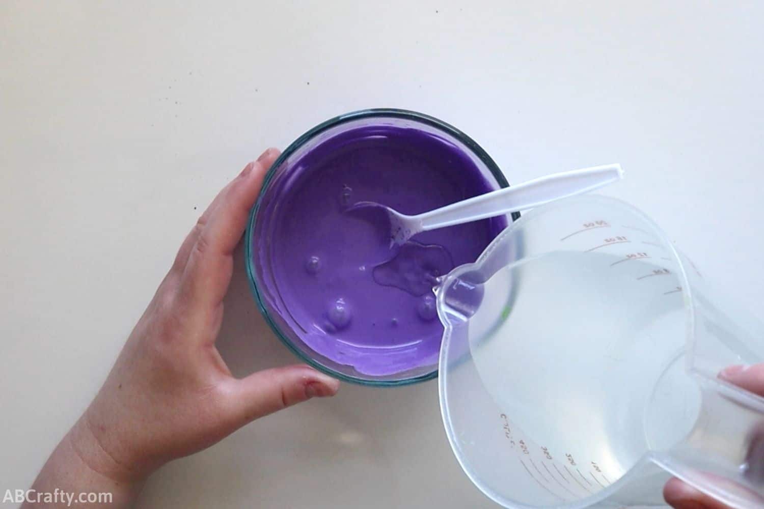 Color Changing Slime - Quick and Easy Recipe - AB Crafty