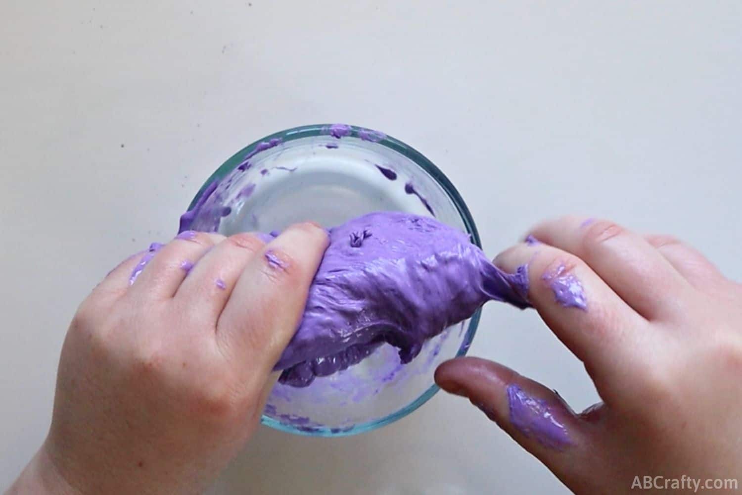 Color Changing Slime - Quick and Easy Recipe - AB Crafty