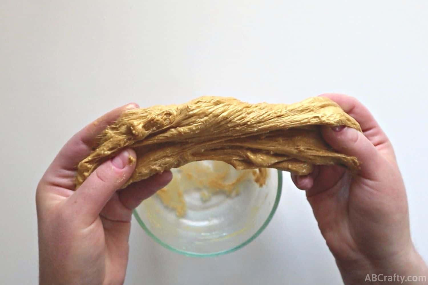 Gold Slime - How to Easily Make Gold Slime - AB Crafty