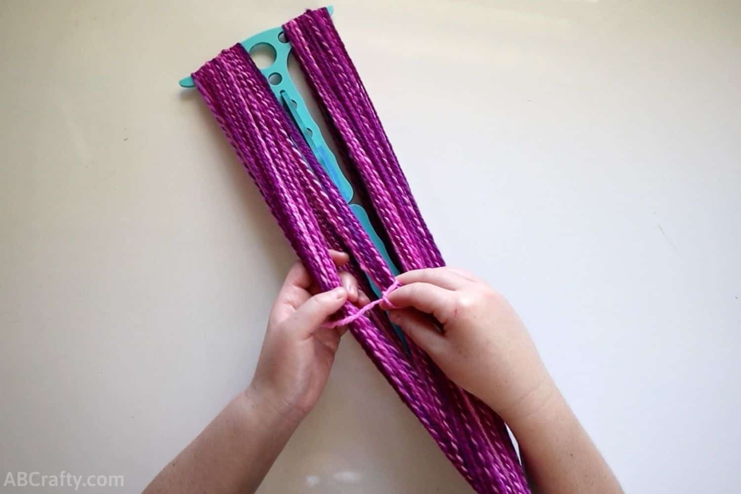Niddy Noddy Guide - How to Make a Hank and Measure Yarn - AB Crafty