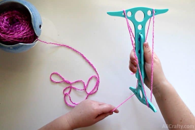 Niddy Noddy Guide - How to Make a Hank and Measure Yarn - AB Crafty