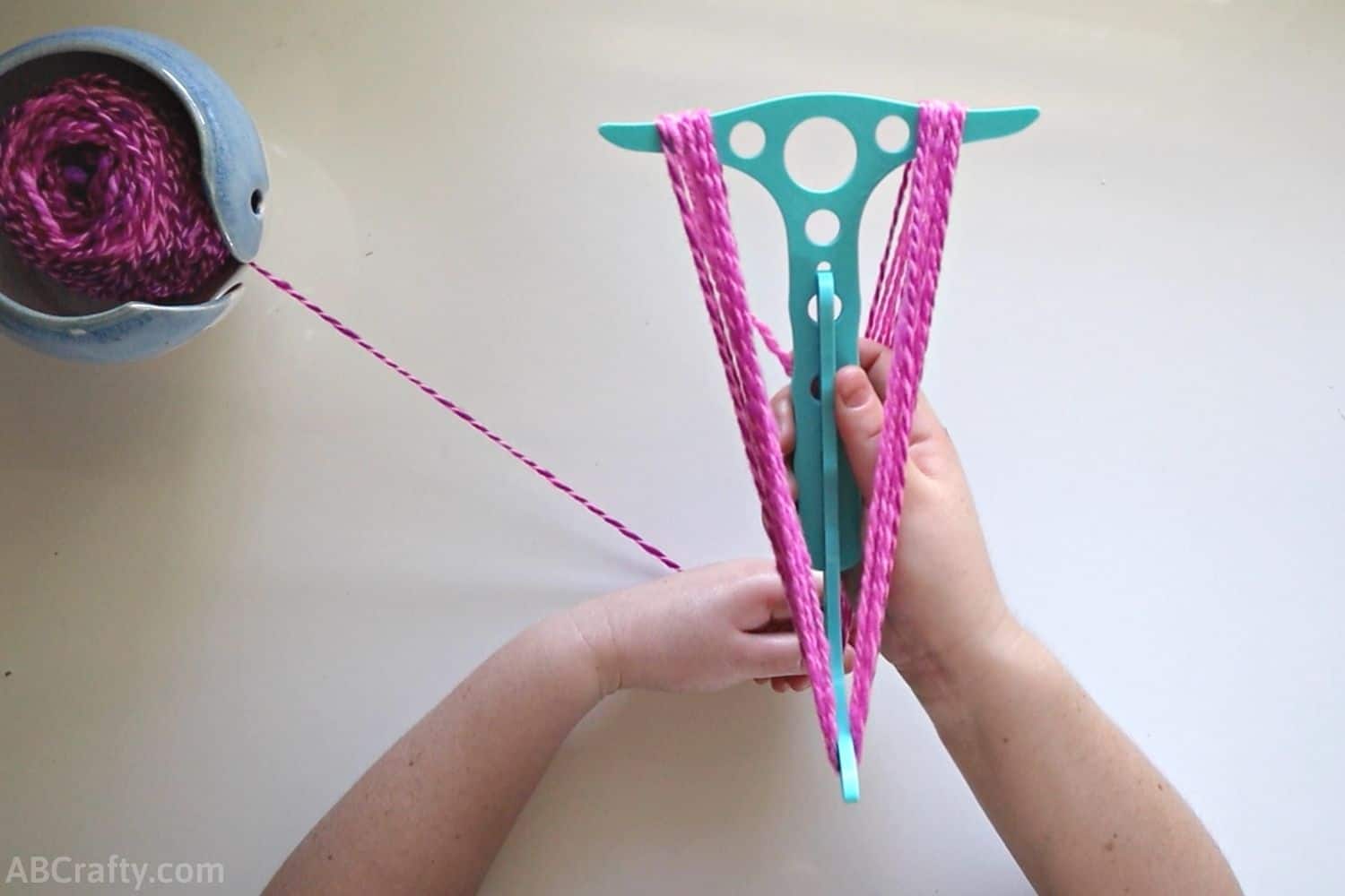 Niddy Noddy Guide - How to Make a Hank and Measure Yarn - AB Crafty