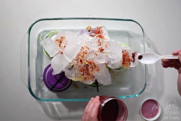 Ice Tie Dye - Easy Instructions to Tie Dye with Ice - AB Crafty