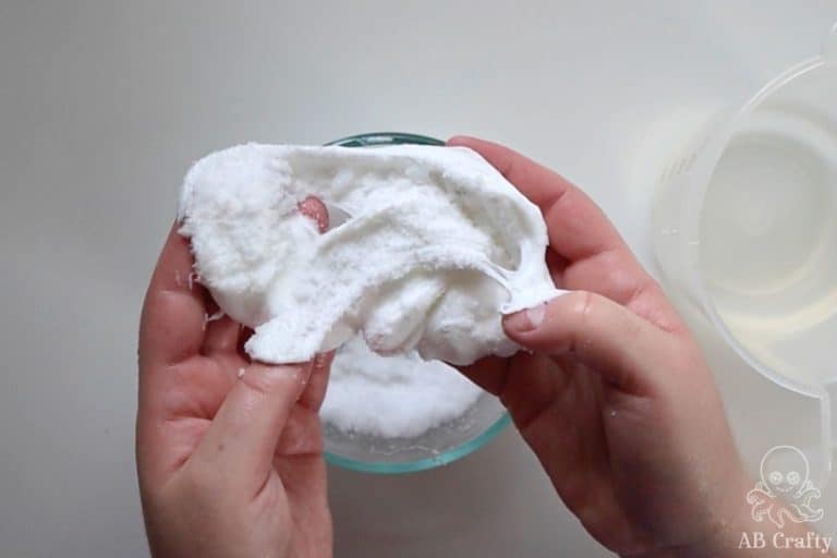 Cloud Slime - How to Easily Make Fluffy Cloud Slime - AB Crafty