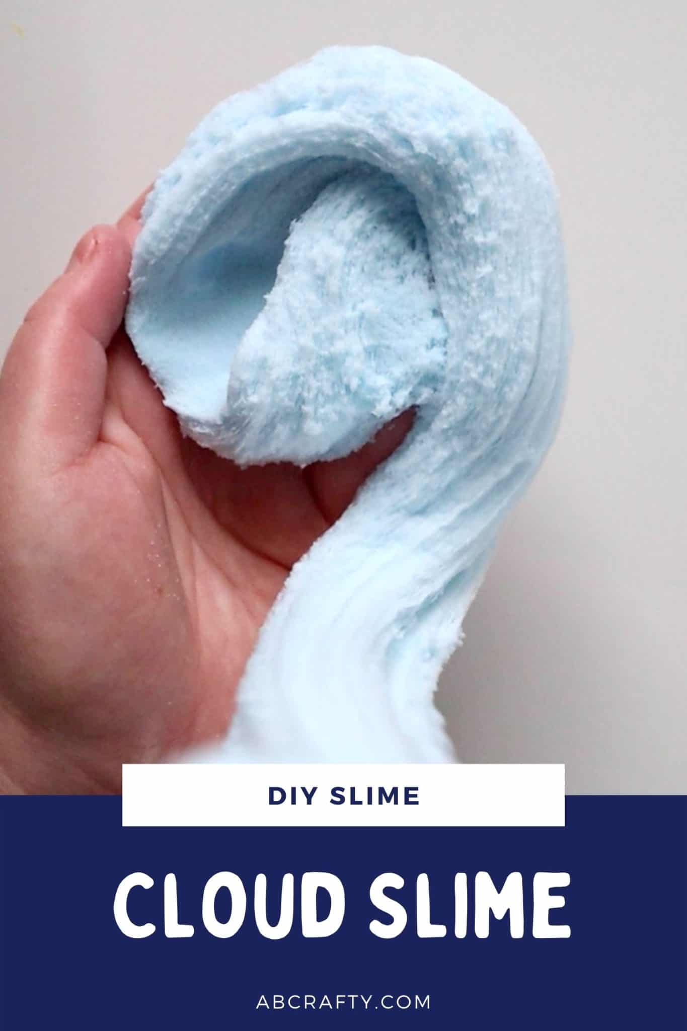 Cloud Slime - How to Easily Make Fluffy Cloud Slime - AB Crafty
