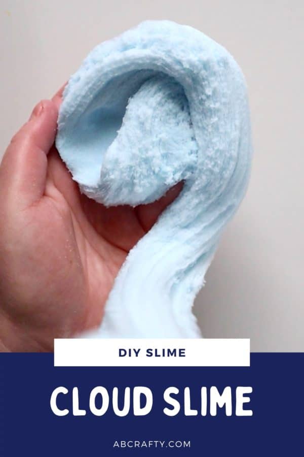 Cloud Slime - How to Easily Make Fluffy Cloud Slime - AB Crafty