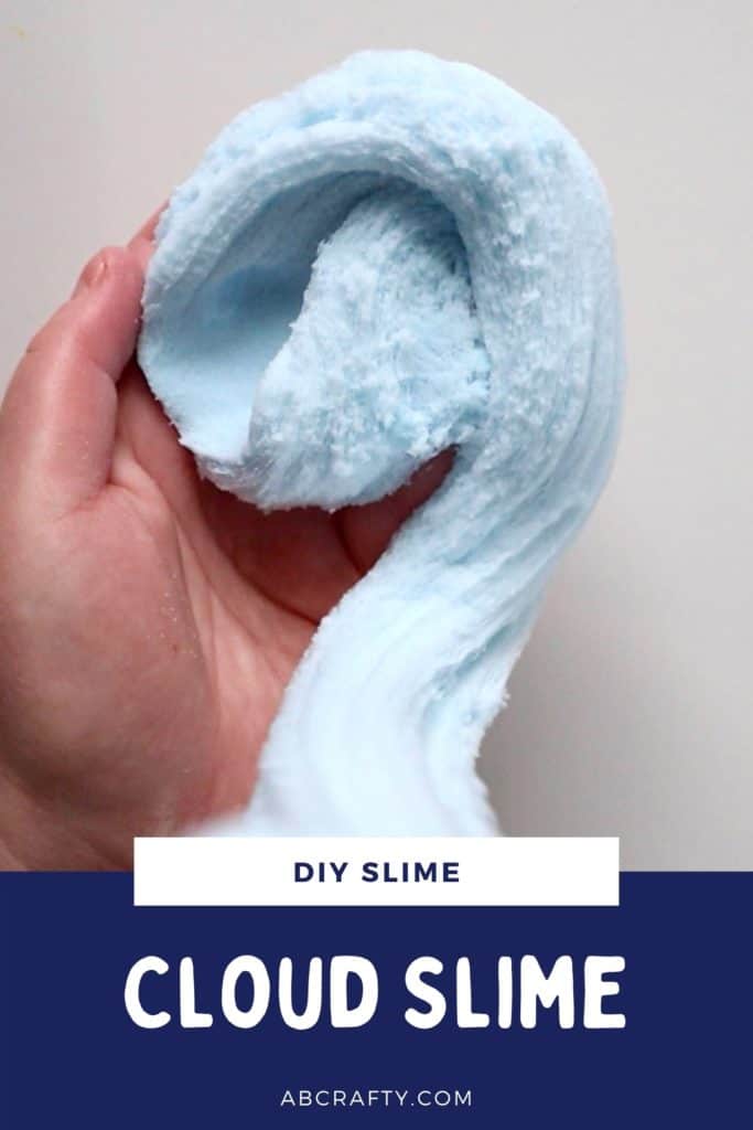 Cloud Slime - How to Easily Make Fluffy Cloud Slime - AB Crafty