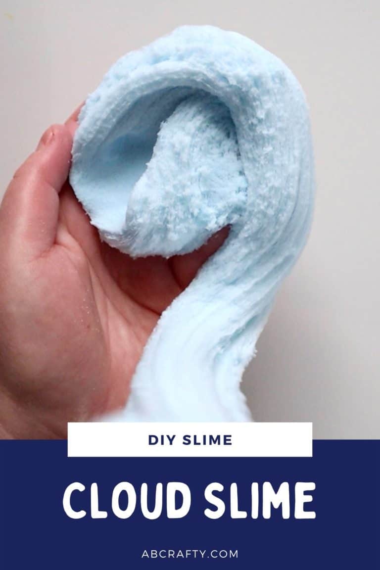 Cloud Slime - How to Easily Make Fluffy Cloud Slime - AB Crafty