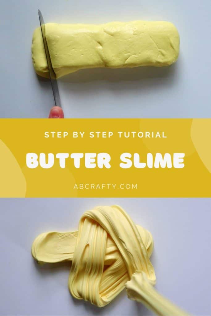 Butter Slime - How to Easily Make Butter Slime - AB Crafty