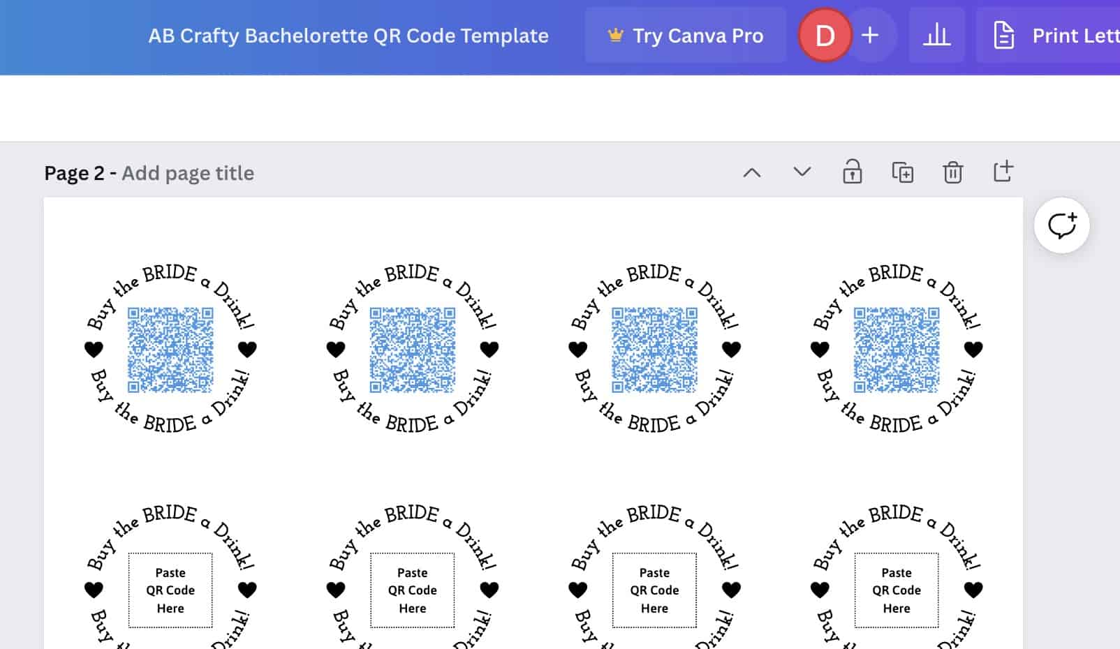 Buy the Bride a Drink Venmo Bracelets - DIY QR Code Bracelet - AB Crafty