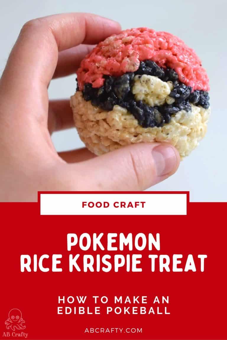 Pokemon Rice Krispie Treats - Make an Edible Pokeball - AB Crafty