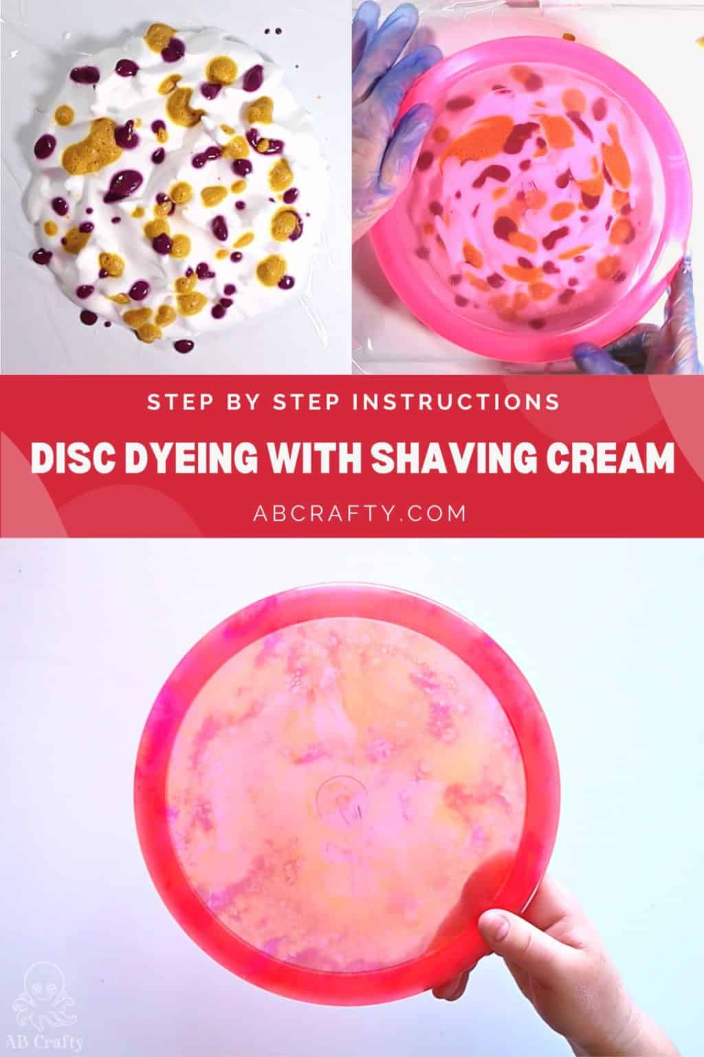 Disc Dyeing - 7+ Techniques to Dye Disc Golf Discs - AB Crafty
