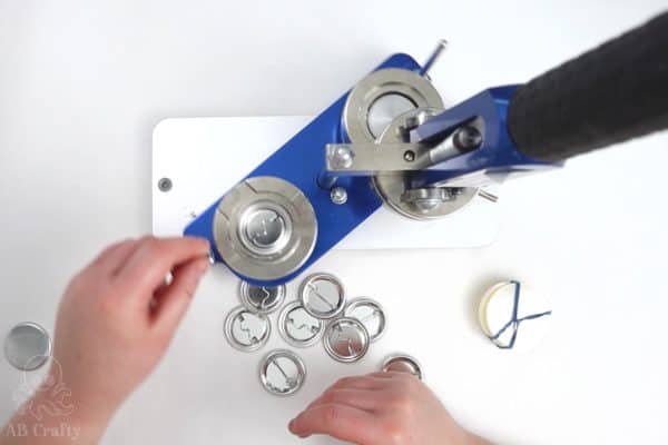 How to Make Buttons - Easy DIY Button Pins - AB Crafty