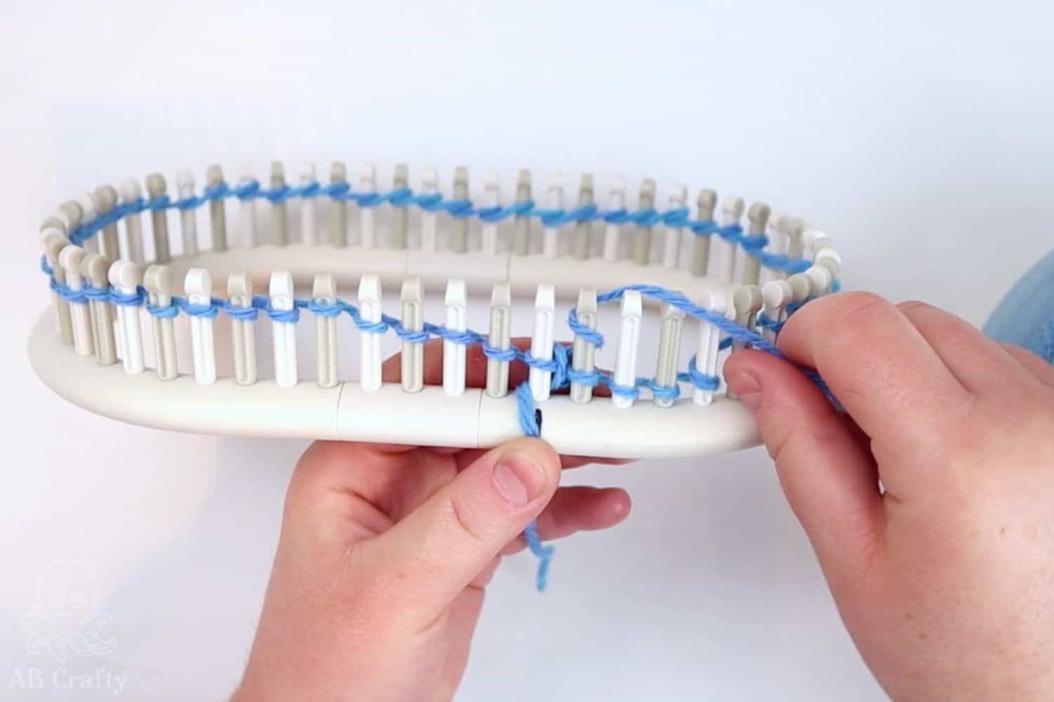 Loom Knit Hat - Easy Instructions to Loom Knit a Hat - AB Crafty