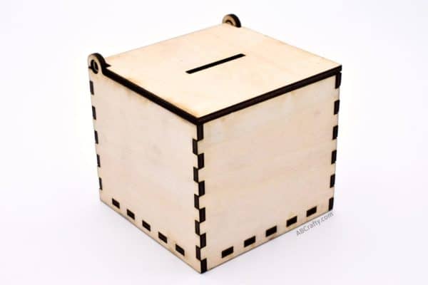 Laser Cut Box - Easy Hinged Box and Coin Box - AB Crafty