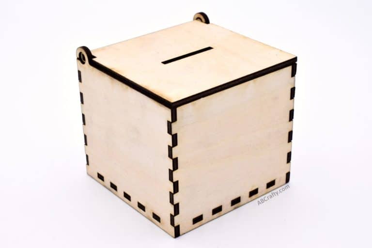 Laser Cut Box - Easy Hinged Box and Coin Box - AB Crafty